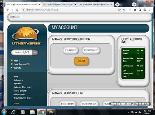 Utherverse Free Dating Adult Social Network